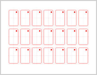 13.56 MHz MF 4K RFID Inlay Sheet PVC Material A4 Size For Card Making