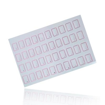 Plastic UHF Alien H3 Thin Rfid Tags , Printable Custom Rfid Tags For Cards