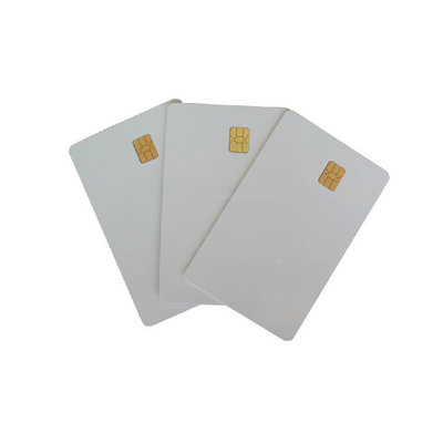 Eco Friendly PVC Contact IC Card Barcode Printing With FM4442 IC Chip