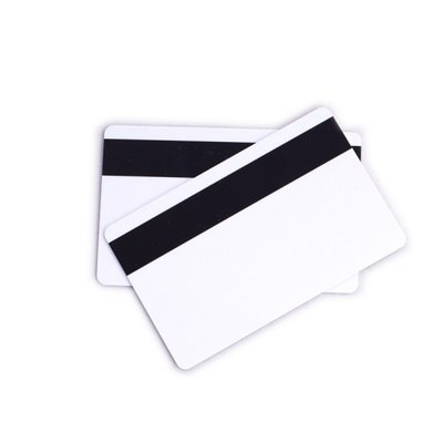 Magnetic Stripe RFID Hotel Door Key Card Custom Size White Color For Security