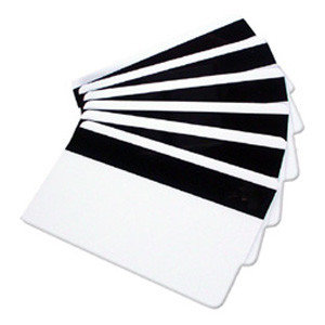 Magnetic Stripe RFID Hotel Door Key Card Custom Size White Color For Security