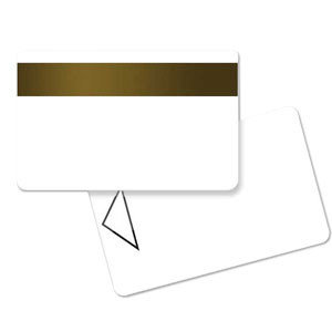 Loyalty Membership Magnetic Stripe Card Plastic Material White Matte Color