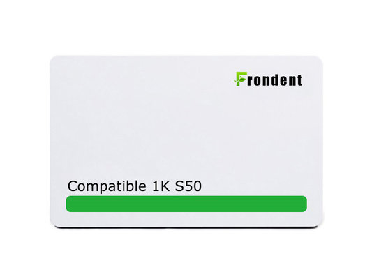 HF Chip Programmable Nfc Card Smart Plastic Blank Frosted Finish Surface