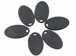 Read And Write Washable Rfid Tags On Clothes Heat Resistant Oval Shape