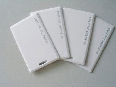 Printing ID Rfid Clamshell Card , 125khz Proximity Card Matt Surface