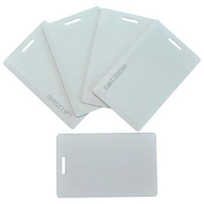 Printing ID Rfid Clamshell Card , 125khz Proximity Card Matt Surface