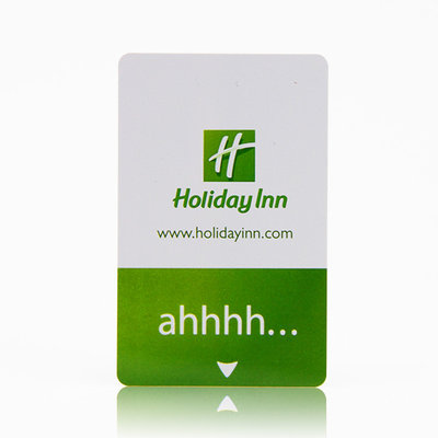 PVC Compatible Printable Chip Card 13.56 MHz MF 1K For Hotel Access Control