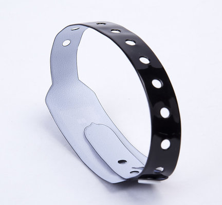 Disposable Rfid Pvc Wristband Waterproof , Event Rfid Wrist Tag With Chip