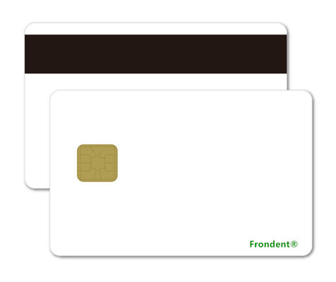 Contact / Contactless Magnetic Stripe Card PVC 0.38 - 1.0mm Thickness