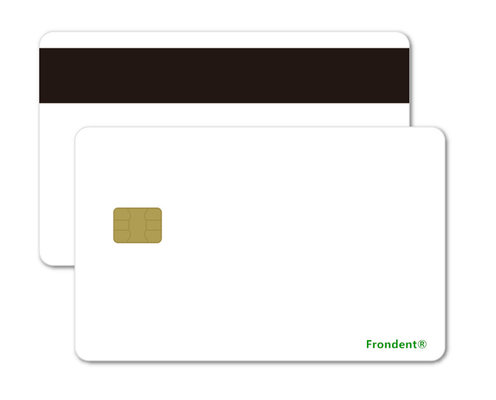 Contact / Contactless Magnetic Stripe Card PVC 0.38 - 1.0mm Thickness