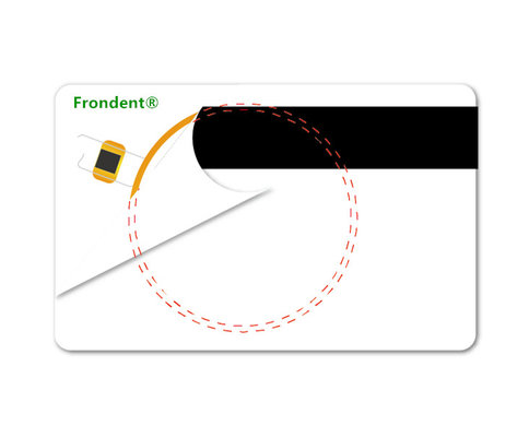 Contact / Contactless Magnetic Stripe Card PVC 0.38 - 1.0mm Thickness