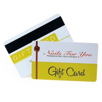Plastic Gift Magnetic Stripe Card Lightweight Anti Corrosion Eco - Friendly