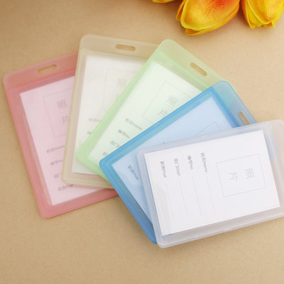 Acrylic Transparent ID Card Accessories Custom Plastic Credit Card Holder