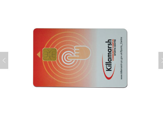 16k Contact Smart Card , Light weight Metro / Bus Ticket Ic Chip Card