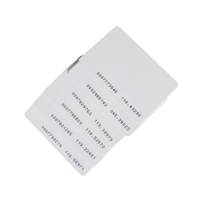 PVC 13.56 MHz HF 1k Compatible Printable Contactless Chip Clear Card With OEM Printing For Hotel Payment Access Control