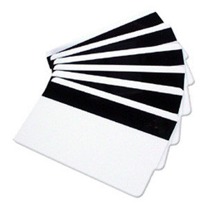 Standard Size PVC White Matte Plastic Advertising Business Loyalty Membership Magnetic Stripe Business ID Card