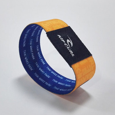 Multi - Color Soft Elastic Woven Fabric Rfid Chip Wristband Bracelet Read And Write For Party Access Control Event