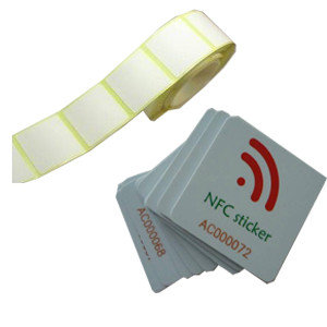 PVC Contactless Smart 125khz TK4100 Round Rfid Universal Label Sticker Access Control Tags for NFC Phones