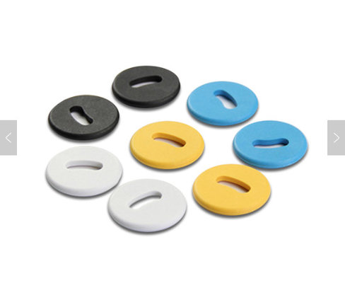 Passive Adhesive Nfc Smart Rfid Coin Sticker Tag Blank Rewritable Rfid Token Tag For Industrial Management