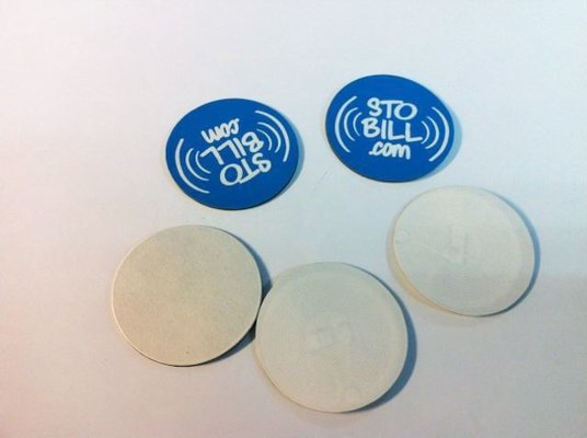 ISO14443A Custom Print NFC Sticker Waterproof PET PVC Rfid Label Adhesive Smart Tag For Mobile Phone Payment