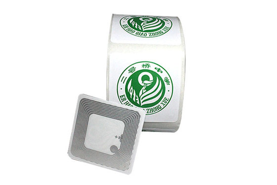 HF 13.56 Mhz High Performance ISO 15693 RFID Sticker Tags  Readable Writable For Books Library Label Tag