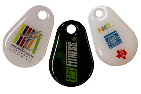 Free Sample Custom Color Popular Anti-lost Encode QR Code Long Range RFID Dog NFC Tag For Accss Control