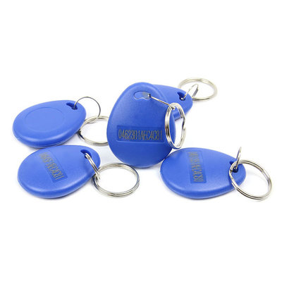 125Khz RFID Keyfob waterproof ABS Material Low Frequency With TK4100 chip customized color for Door Entry System