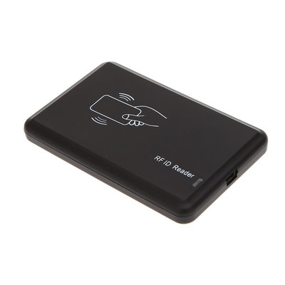 Black 125khz Em4100 Rfid Card Chip Reader Proximity Contactless Portable Rfid Credit Card Reader Long Range