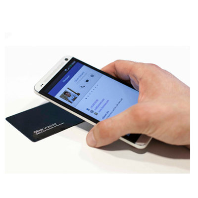 Barcode Combo Card White Single Color Printing Thin Loyalty RFID Proximity Card